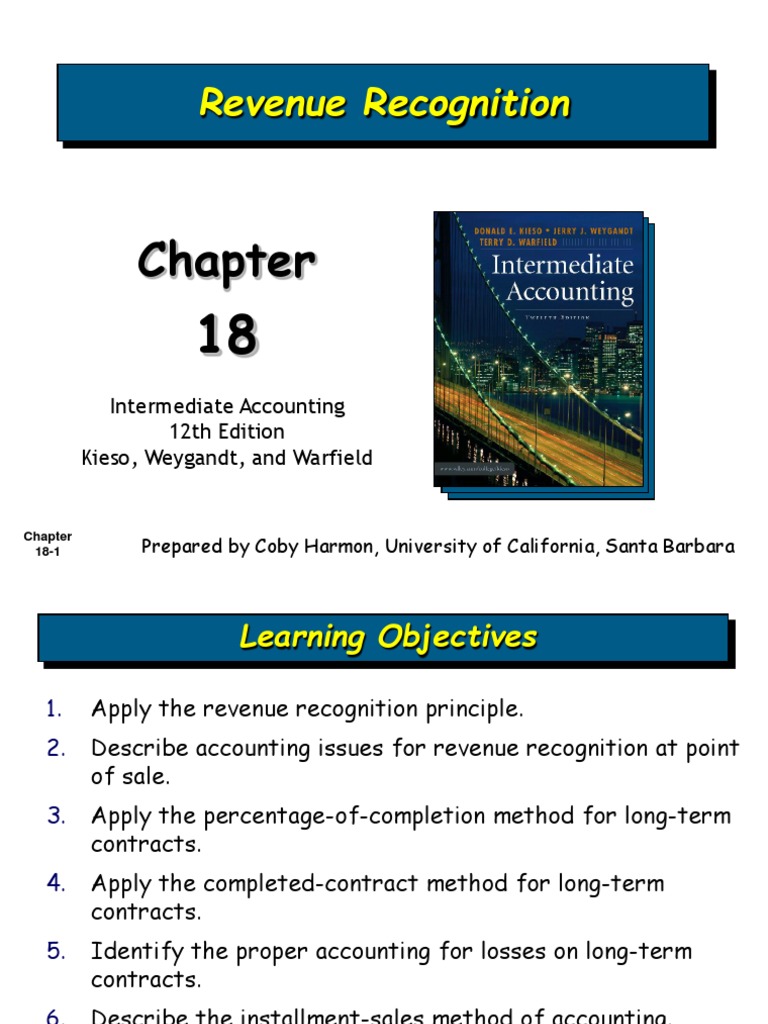 CH 18-Revenue Recognition - Kieso | PDF | Revenue | Business Economics