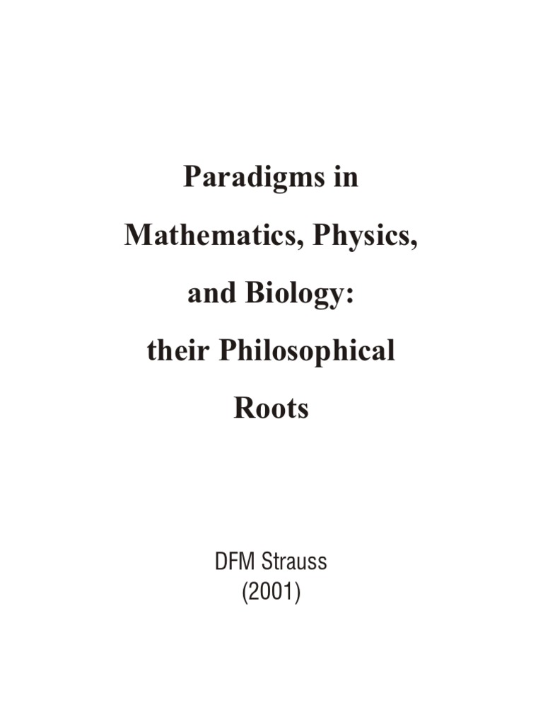 Strauss - Paradigms in Mathematics, Physics, and Biology | PDF ...