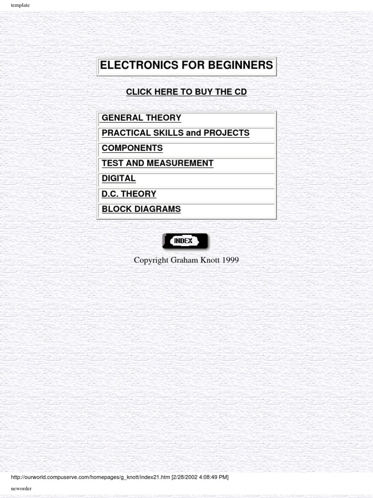 Electronics For Beginners and Intermediate Electronics | PDF ...
