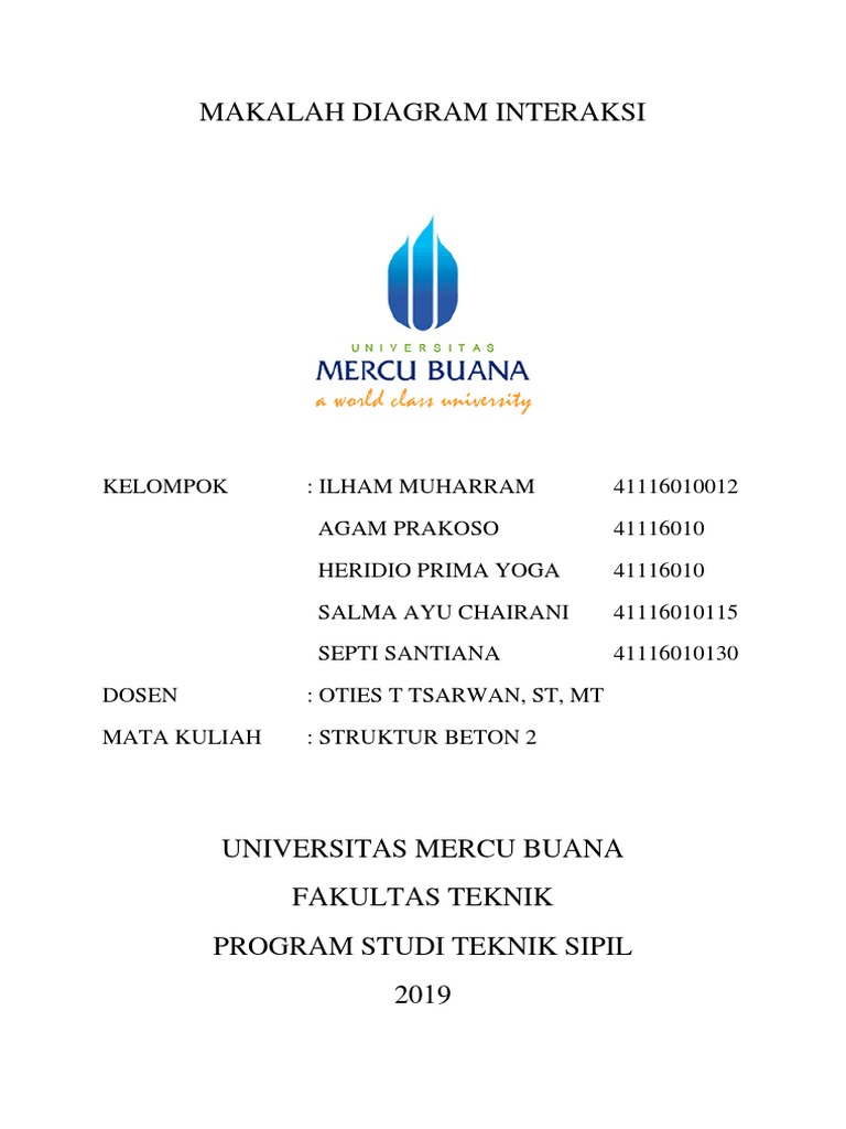 Makalah Diagram Interaksi | PDF
