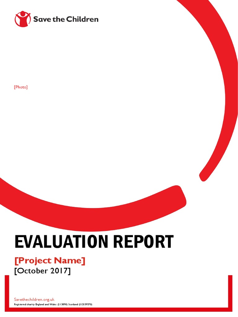 Evaluation Report Template Guide | PDF | Data | Evaluation