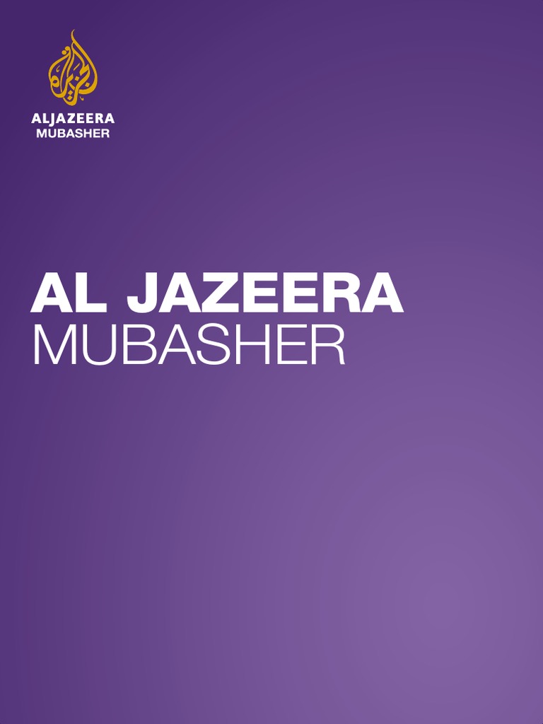 Al Jazeera Mubasher Brochure | PDF | News | Mobile App
