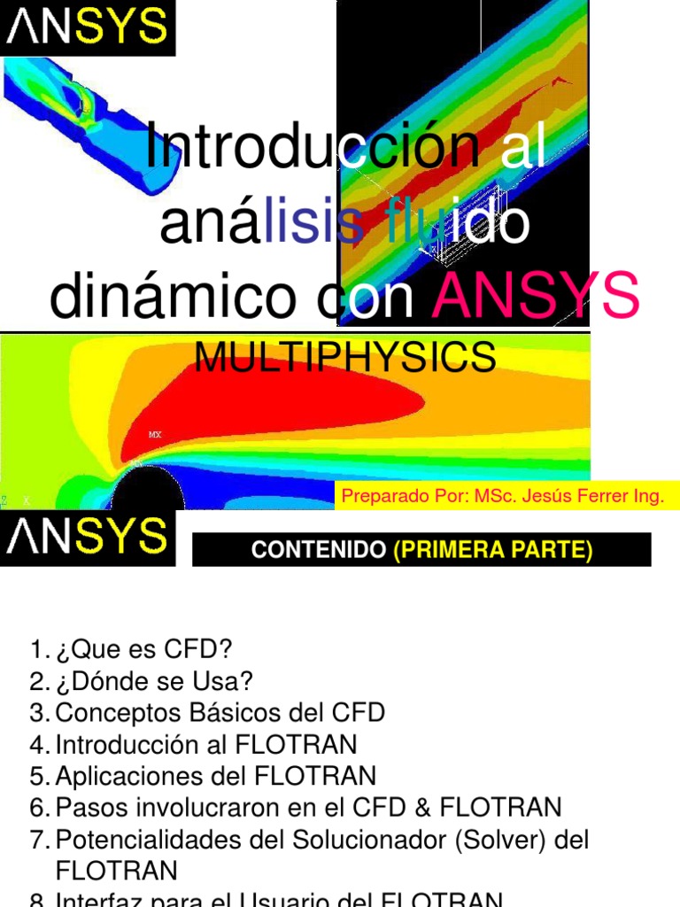 Análisis de dinámica de fluidos con ANSYS Fluent: Introducción a los conceptos básicos y pasos ...