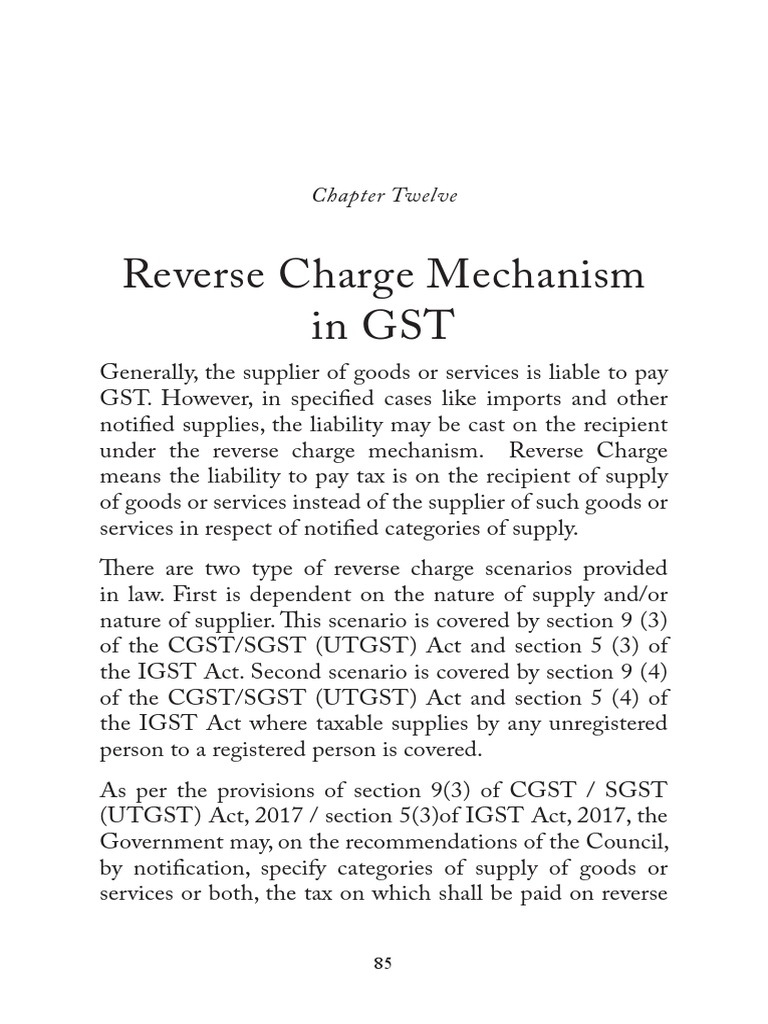51 GST Flyer Chapter12 PDF | PDF | Value Added Tax | Invoice