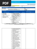 Example Bricklaying Risk Assessment | PDF | Brick | Risk Assessment