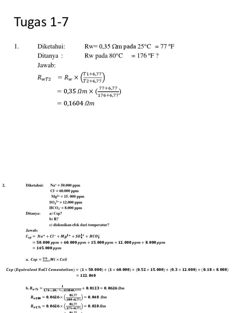 Pembahasan Soal Buku Djebbar Tiab | PDF