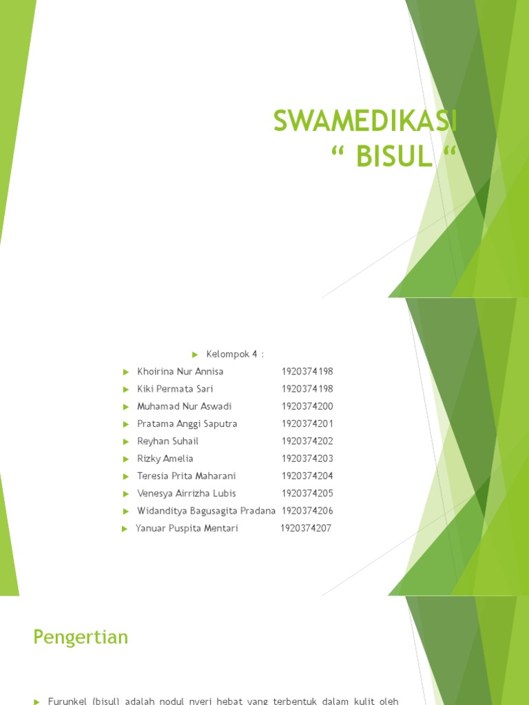 Swamedikasi Bisul | PDF