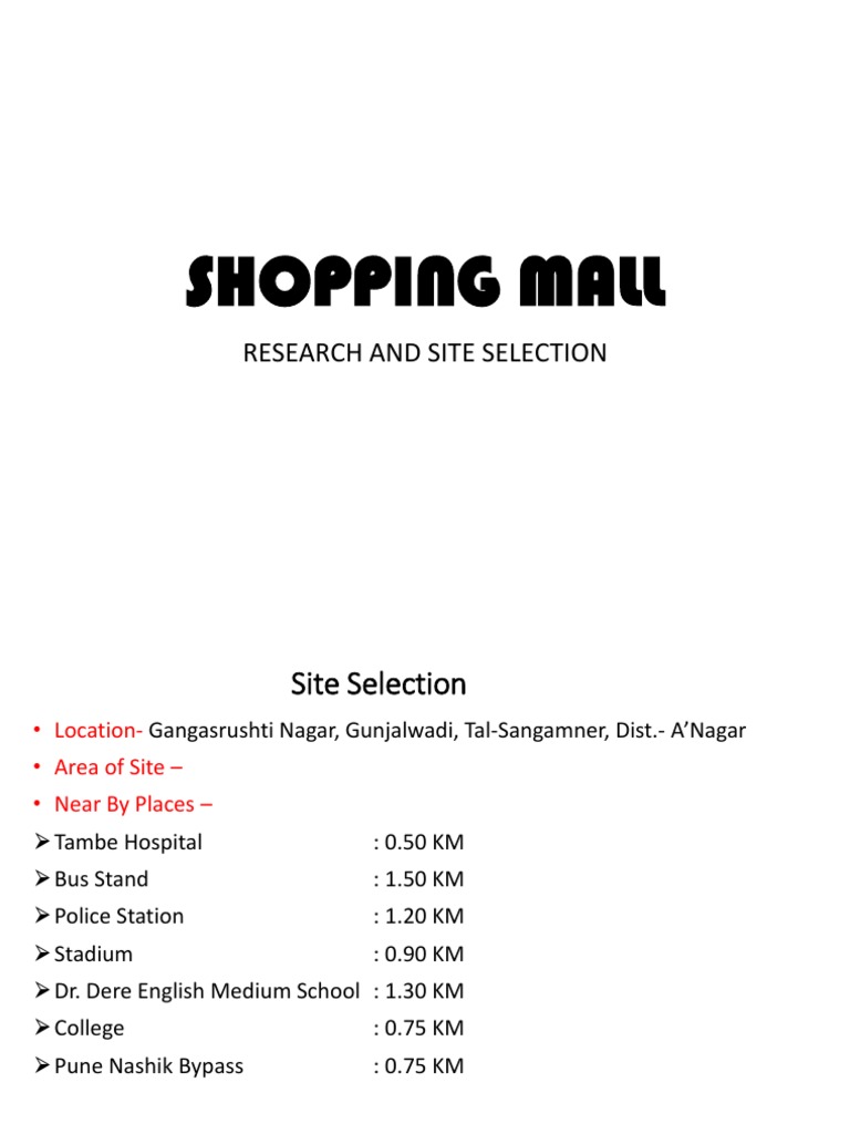 Shopping Mall Research | PDF | Climate | Precipitation