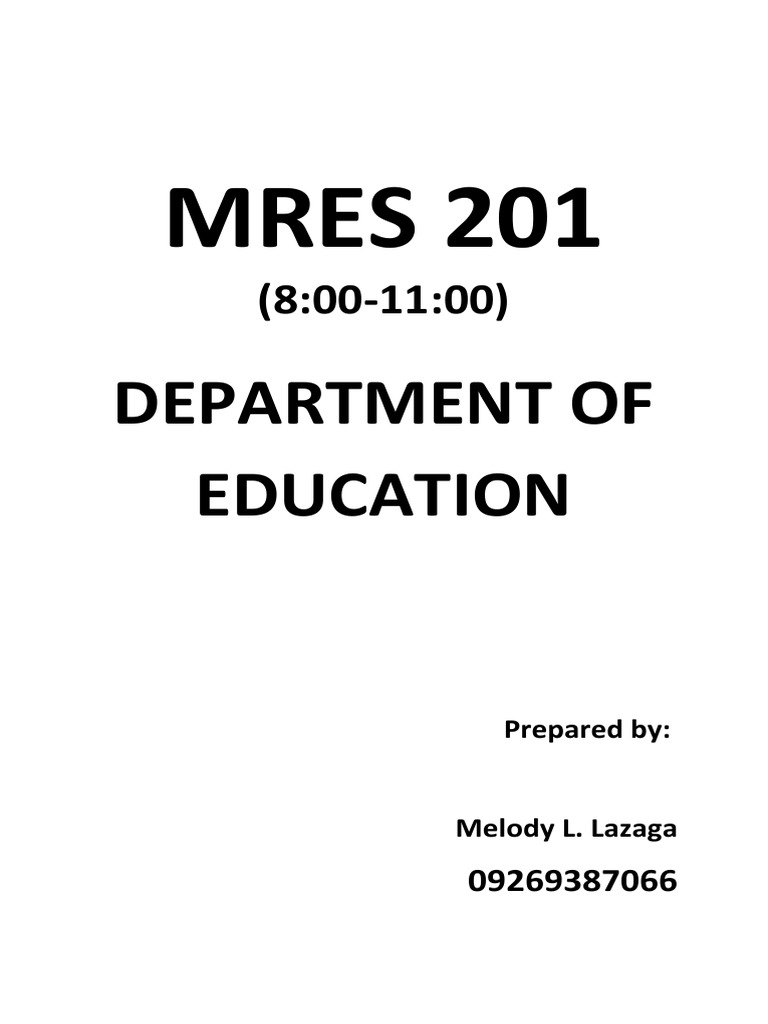 MRES Report | PDF | International Development | Governance