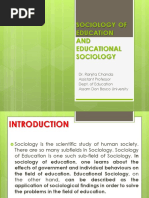 Sociology and Education and The Relationship | PDF | Sociology | Thought