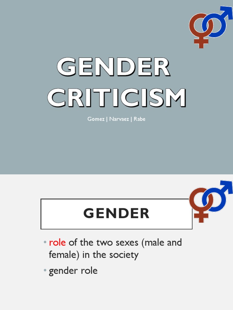 Gender Criticism | PDF | Feminism | Gender Studies