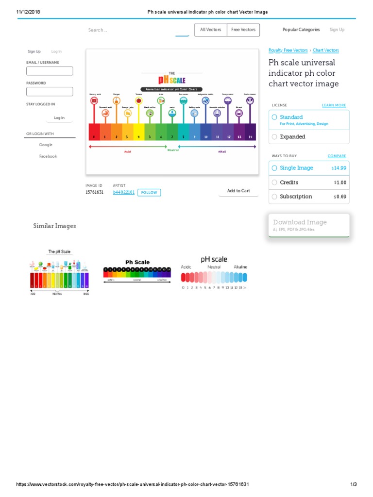 Universal Indicator pH Color Chart | PDF | Software | Areas Of Computer ...