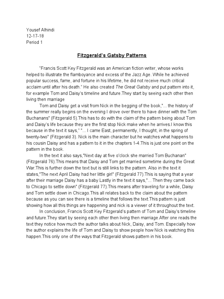 Gatsby One-Pager 1 | PDF