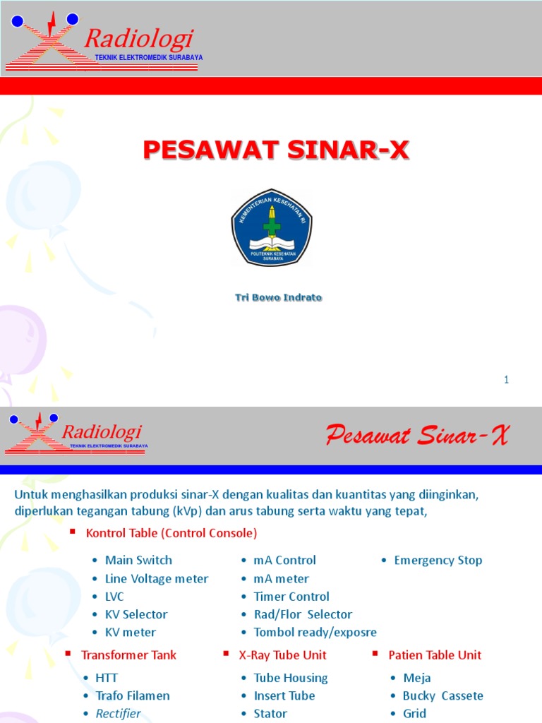Pesawat Sinar X | PDF