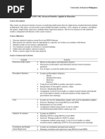 Elementary Statistics and Probability | PDF | Sampling (Statistics) | Level Of Measurement