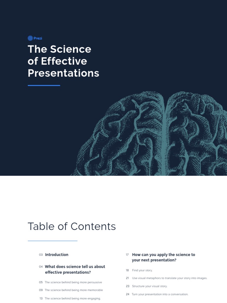 The Science of Effective Presentations PDF | PDF | Persuasion | Memory
