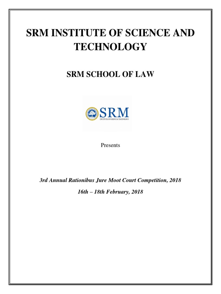 3rd Moot Court Sample | PDF | Supreme Courts | Law School