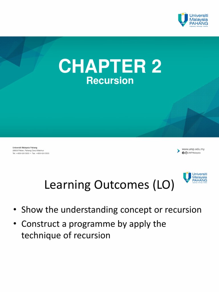 Chap 2 Recursion | PDF | Recursion | Iteration