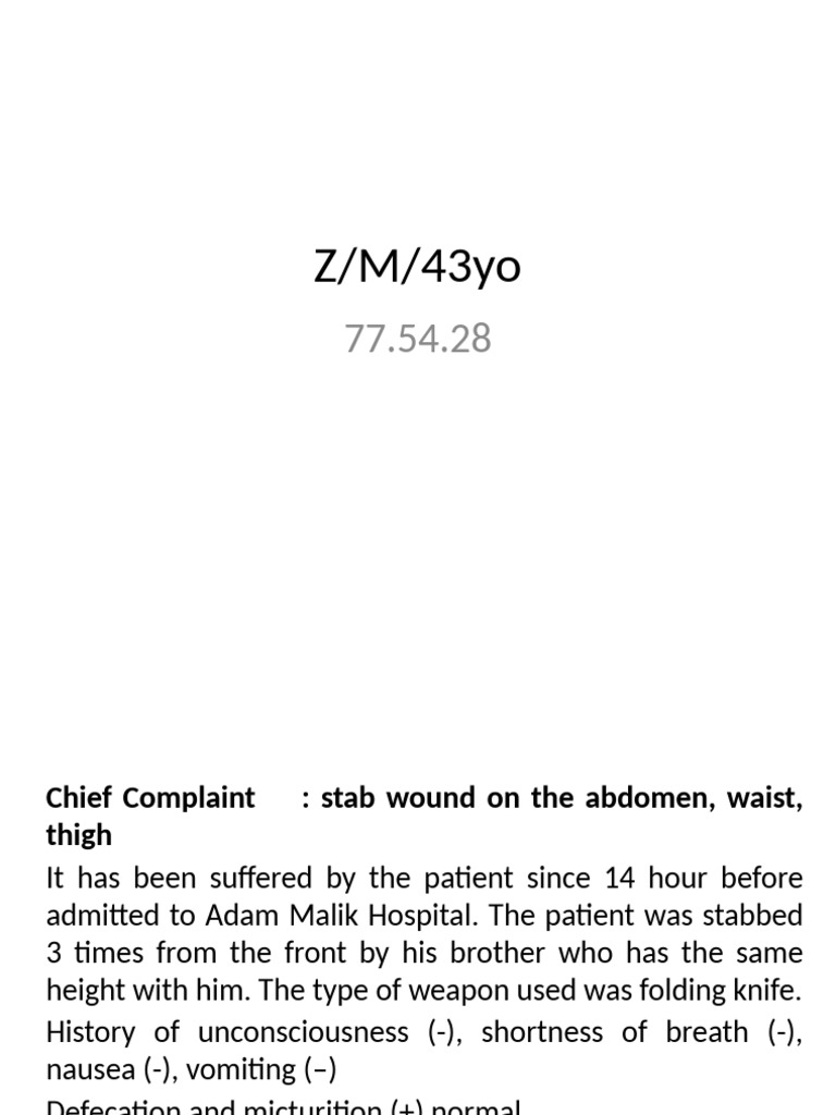 Stab Wounds | PDF | Wound | Clinical Medicine