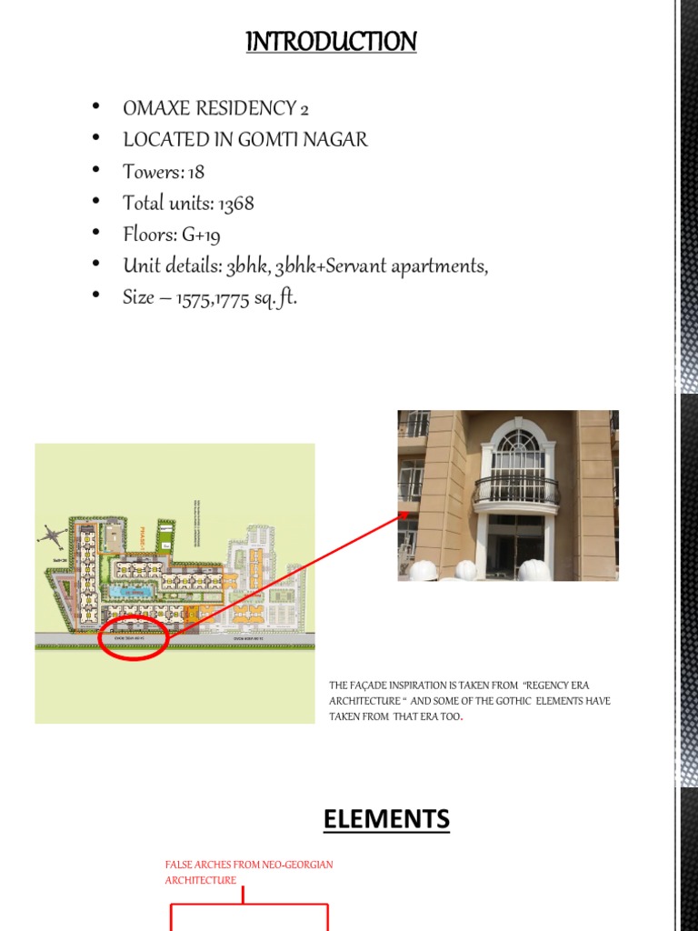 Omaxe Residency 2: Architectural Overview | PDF | Elevator | Apartment