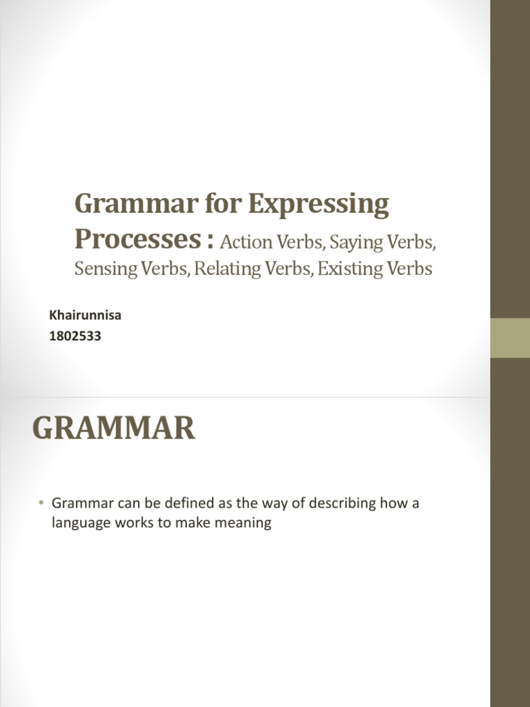 Language For Expressing Ideas | PDF | Grammar | Verb