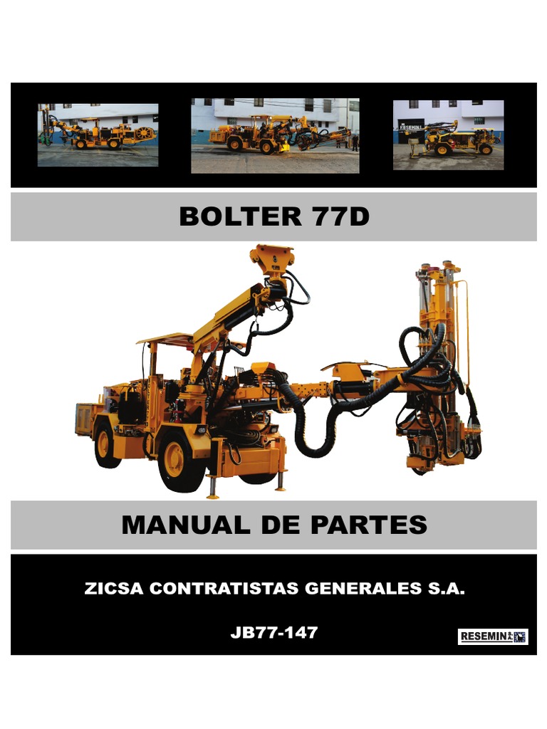 MANUAL DE PARTES BOLTER 7D_JB77-147_ZICSA CONTRATISTAS GENERALES S.A ...
