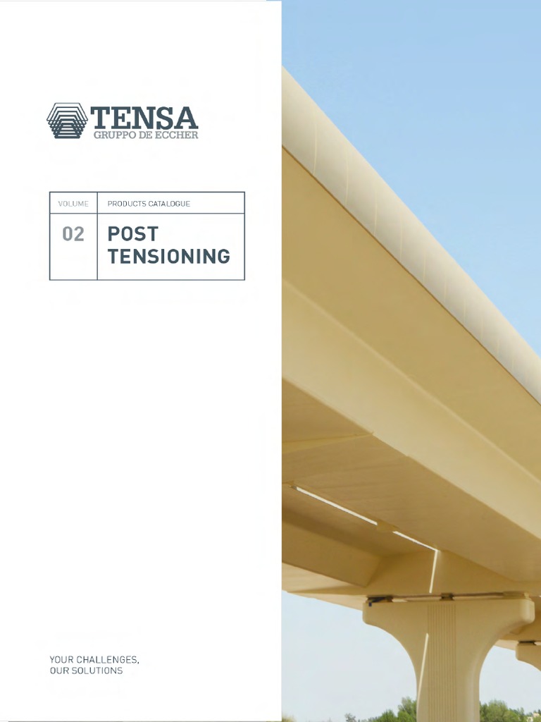 Tensa Post Tensioning PDF | PDF | Prestressed Concrete | Concrete