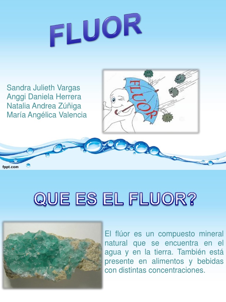 FLUOR | PDF | Flúor | Odontología