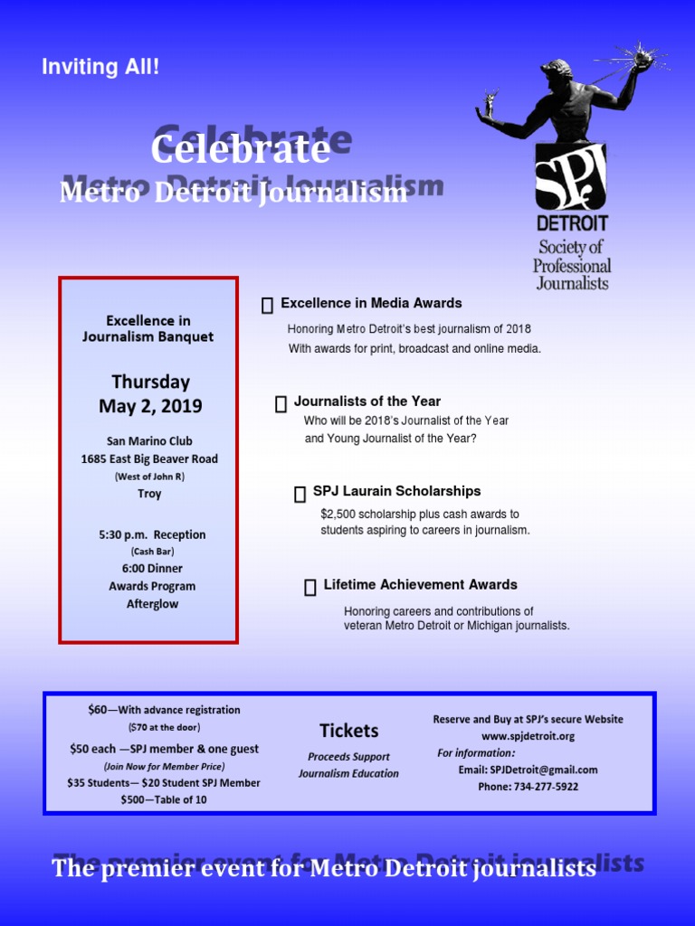 Metro Detroit Journalism Awards 2019 | PDF | Sports & Recreation