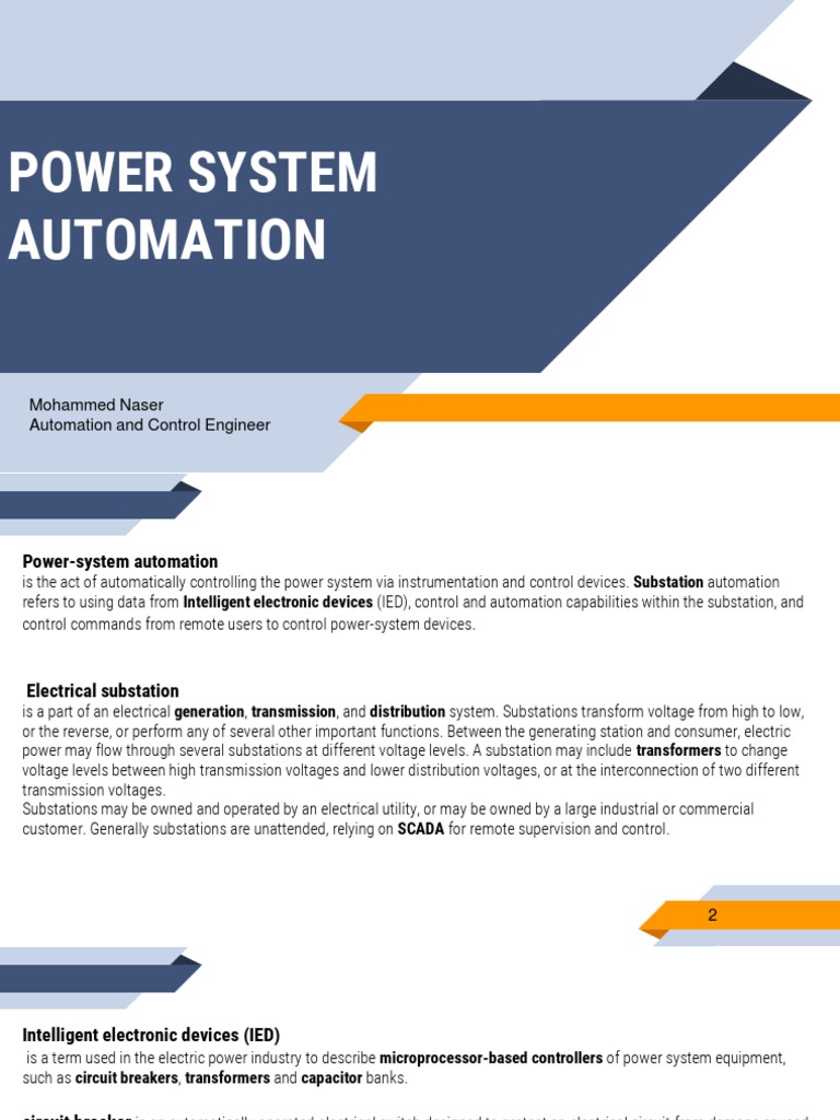 Power System Automation Guide | PDF | Electrical Substation | Scada