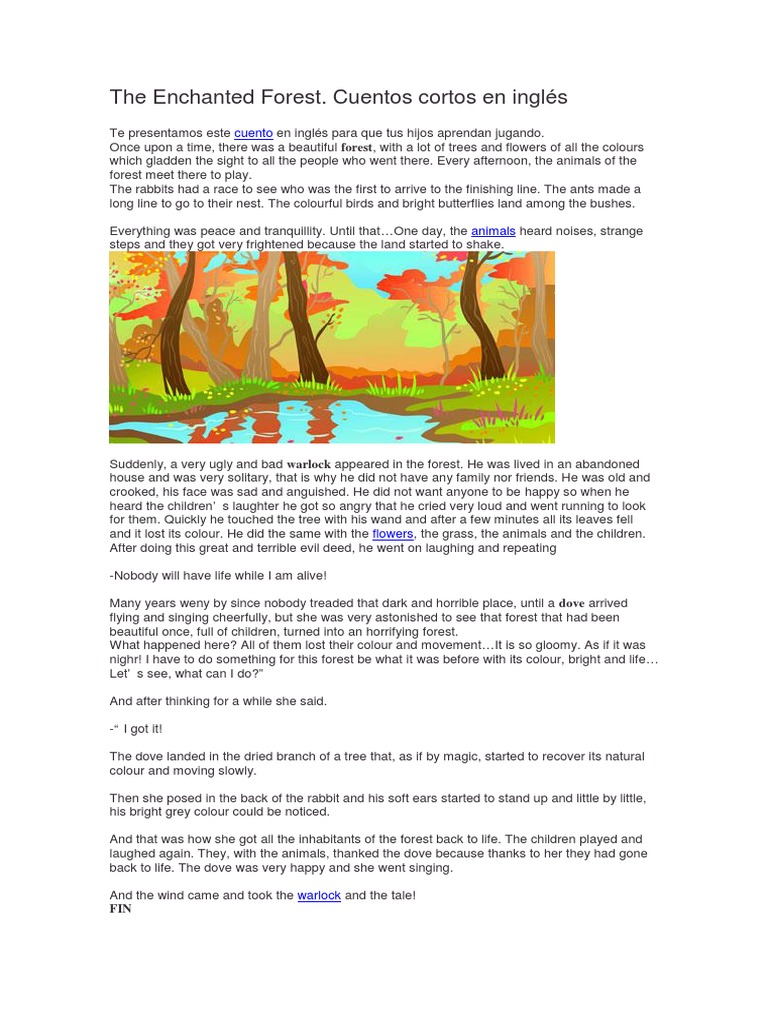 The Enchanted Forest Adventure Story | PDF | Nature