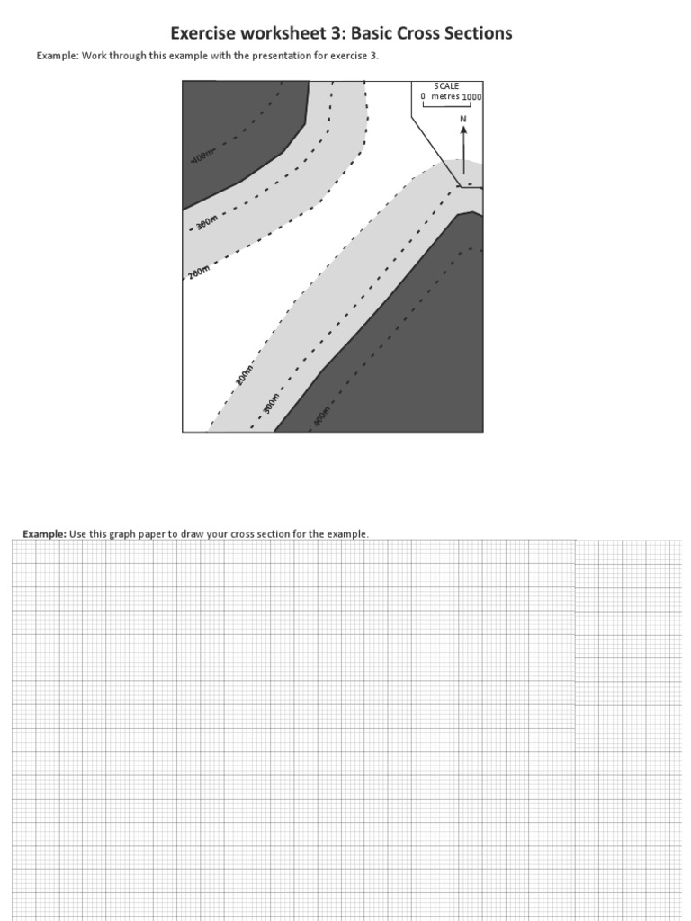 Exercise 3 Worksheet - Basic Cross Sections | PDF | Stratigraphy ...