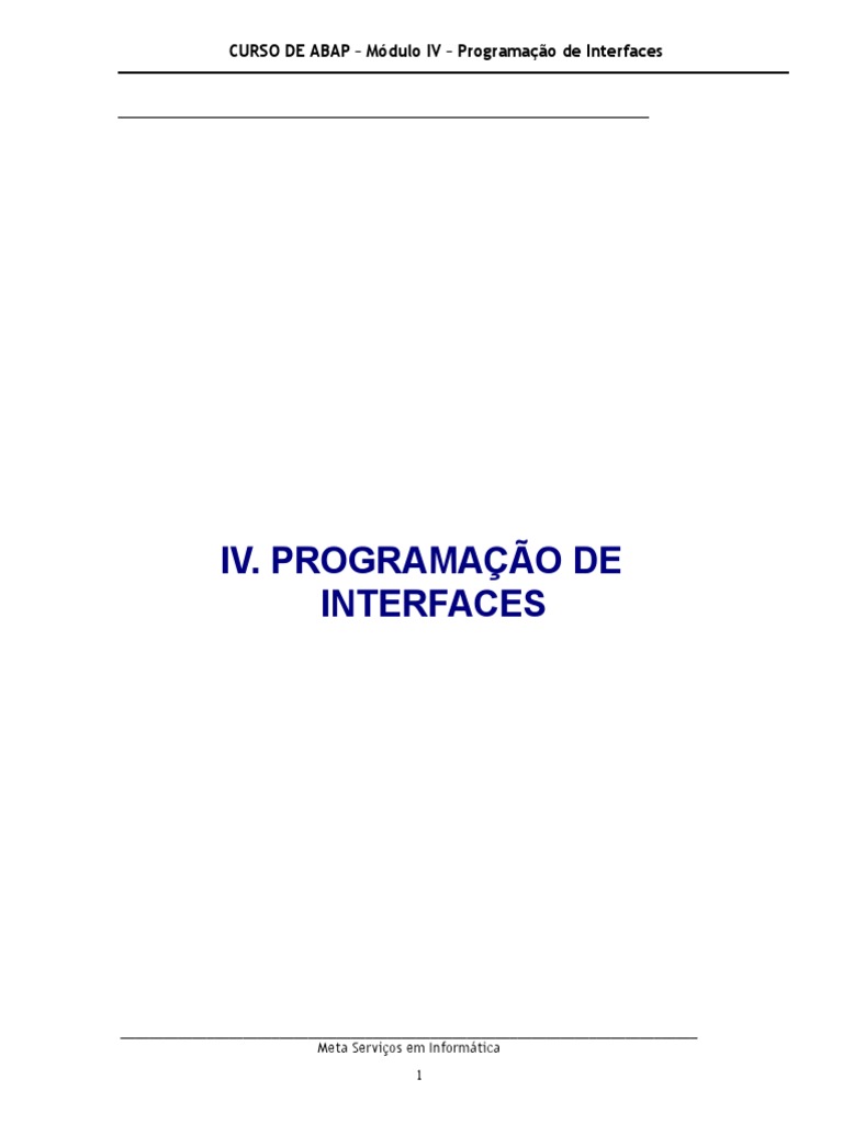 Academia ABAP - 03 - Batch Input | PDF | Transação em base de dados ...