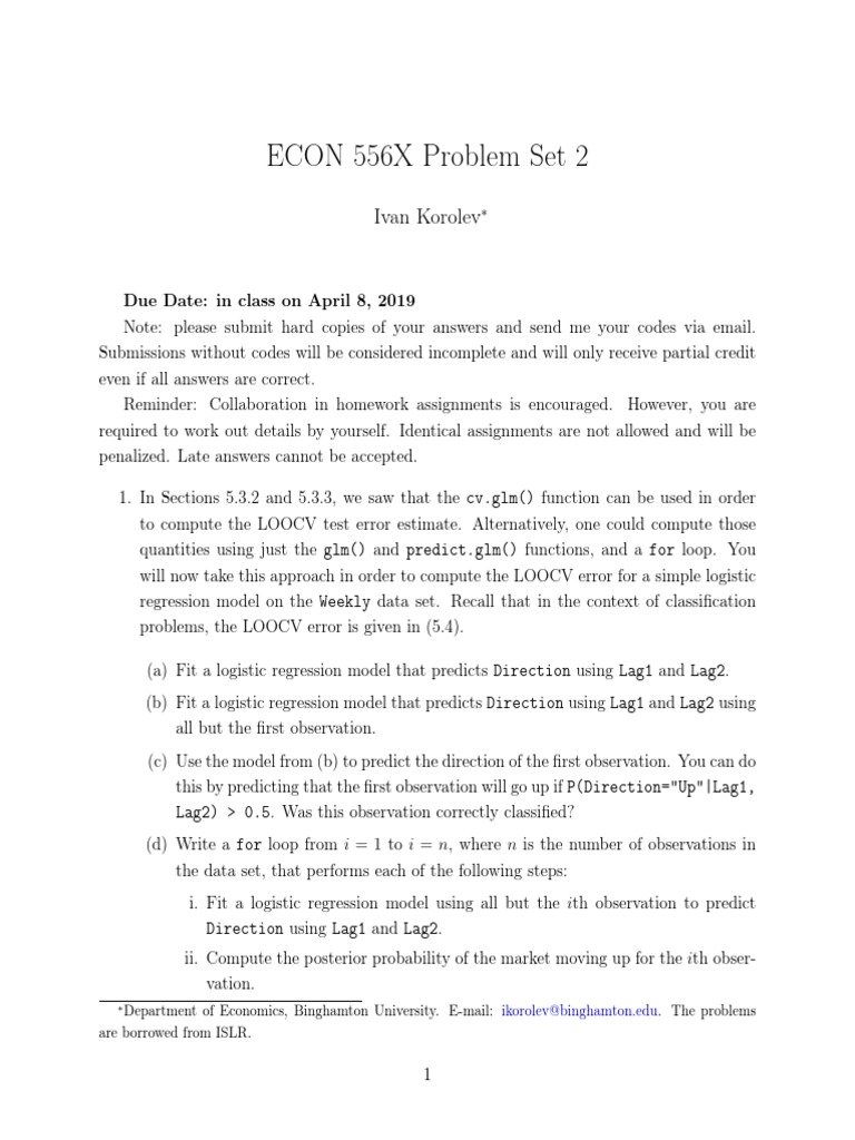 Activity 7 | PDF | Cross Validation (Statistics) | Errors And Residuals