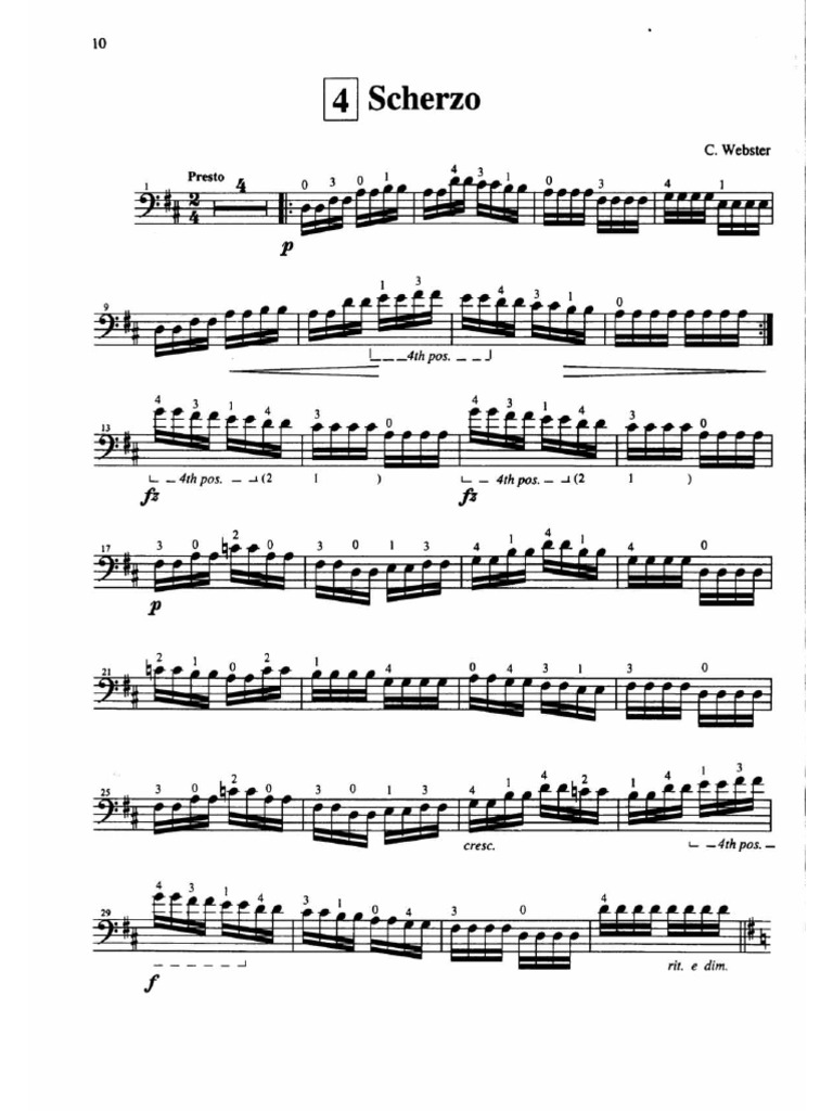 Scherzo - Webster | PDF