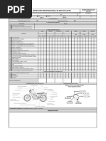 Formato de Inspección de Motocicletas | PDF