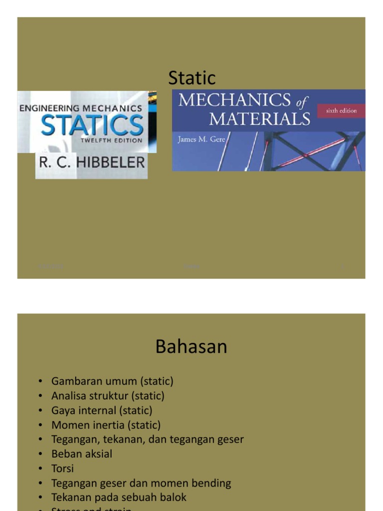 1 Static | Download Free PDF | Applied And Interdisciplinary Physics ...