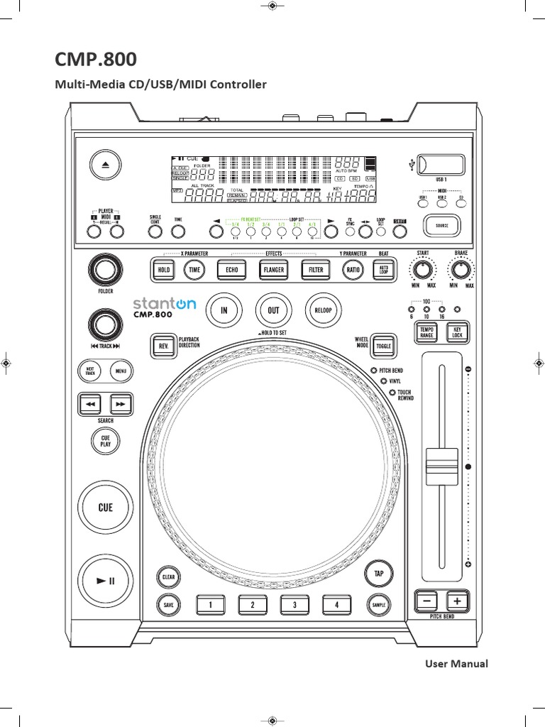 Multi - Media CD/USB/MIDI Controller: User Manual | PDF | Electrical ...