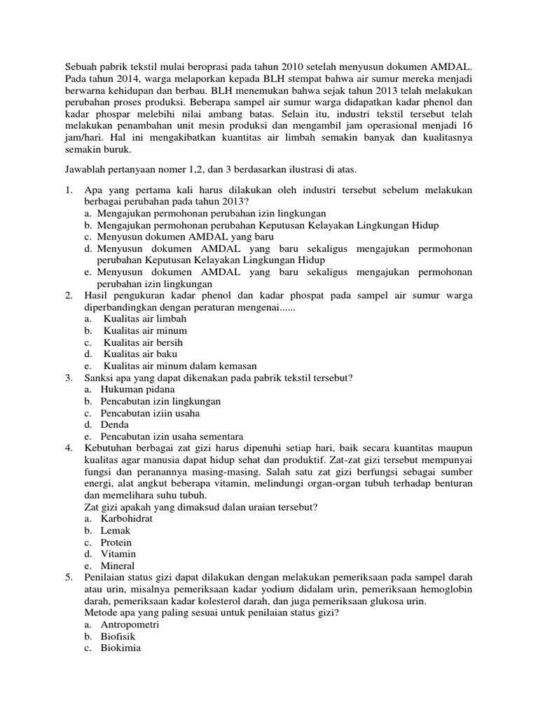 Kumpulan Contoh Soal Ujikom | PDF