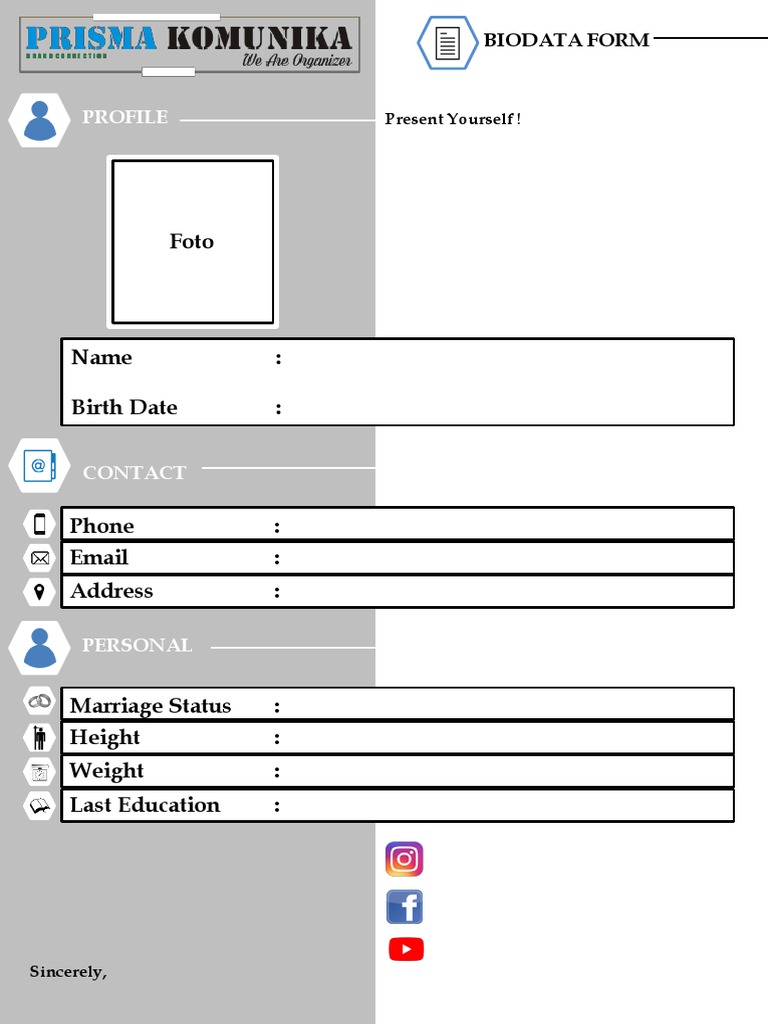 Profile: Present Yourself ! | PDF