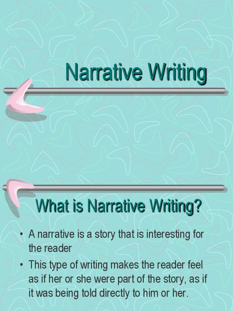narrative writing ppt | Plot (Narrative) | Narration
