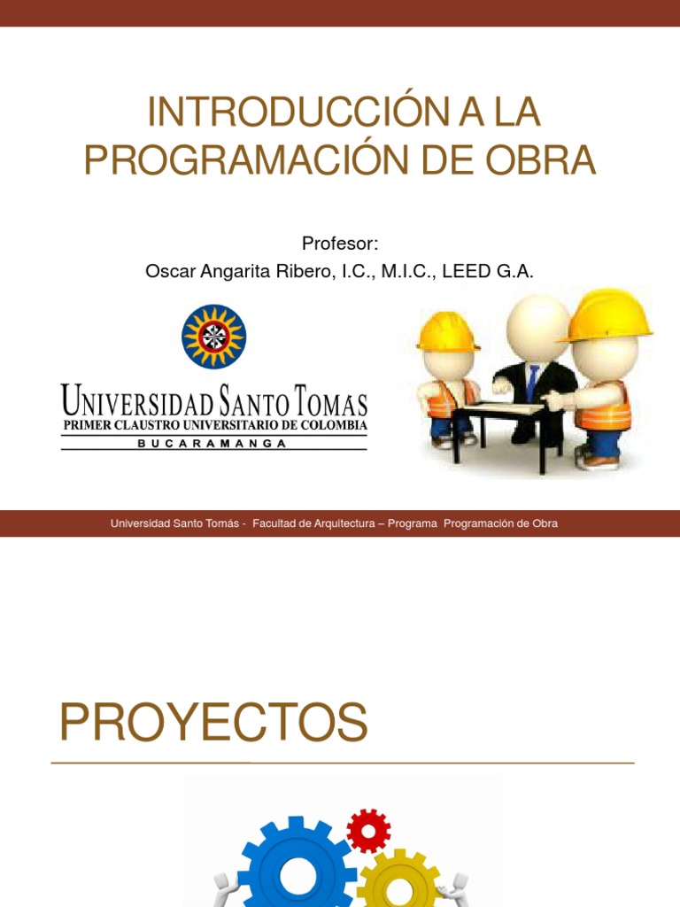 Programacion de Obra | PDF | Planificación | Programación de computadoras