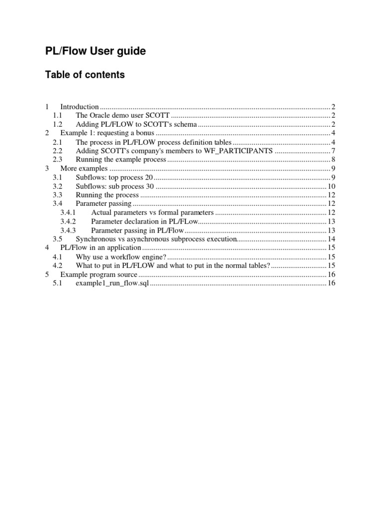 Plflow 2 Userguide | PDF | Parameter (Computer Programming) | Subroutine