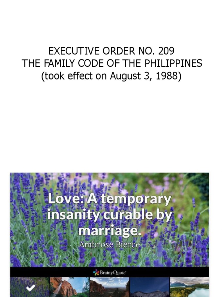 Persons and Family Relations - Marriage and Its Requisites | PDF ...