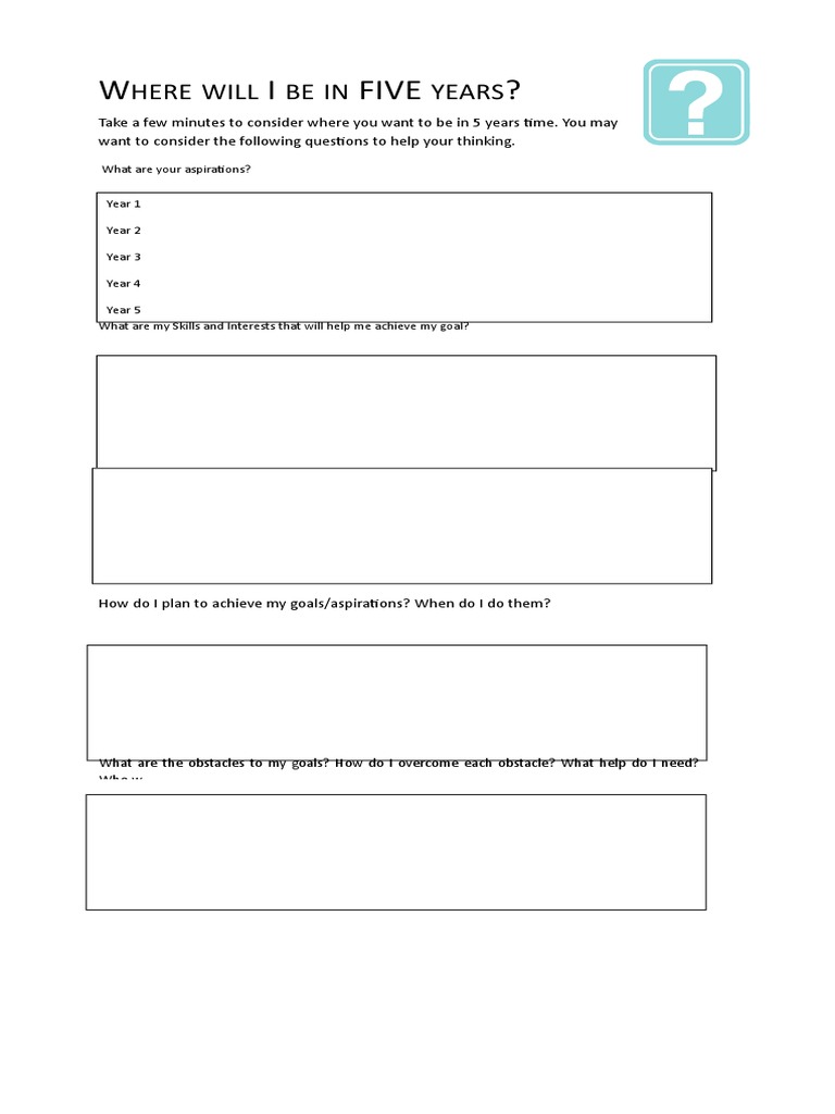 Career Planning Template | PDF