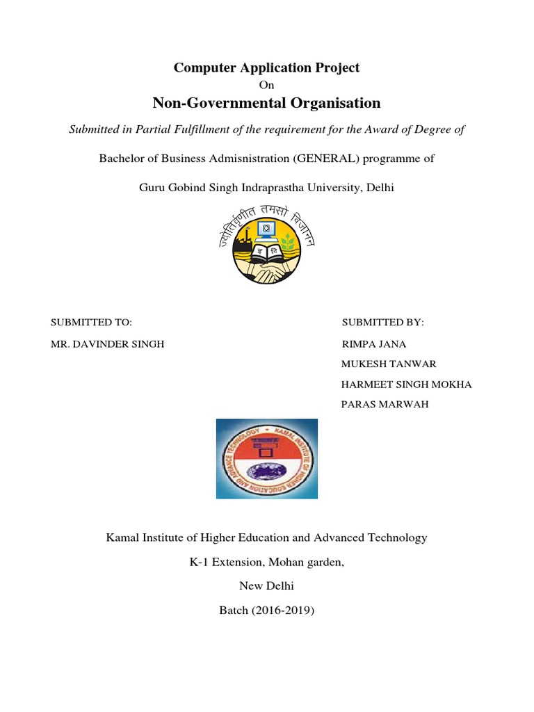 Computer Application Project Grup 1234 | PDF | Html Element | Non ...