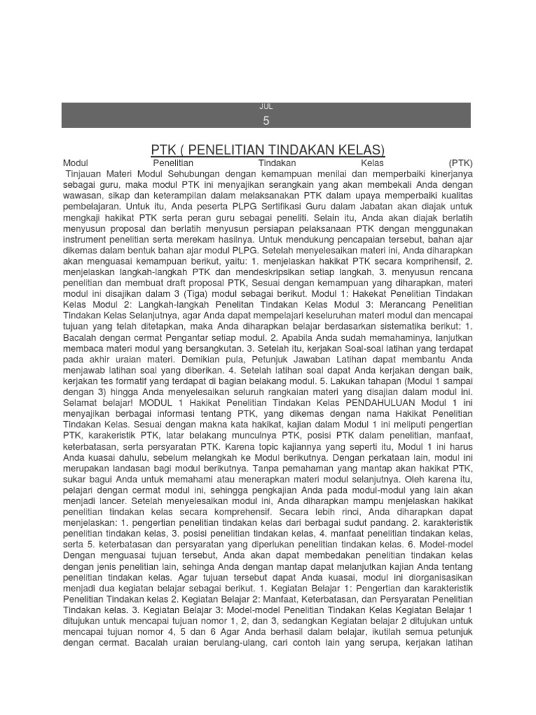 Modul PTK | PDF