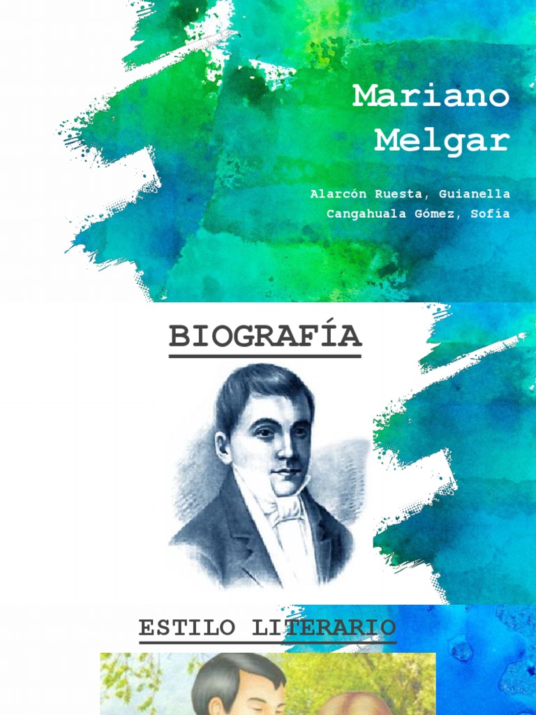 Biografía y Obras de Mariano Melgar | PDF