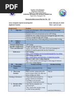 Detailed Lesson Plan in CSS | PDF | Local Area Network | Electrical ...