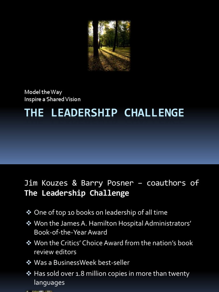 Leadership Challenge Overview | PDF | Leadership | Motivation